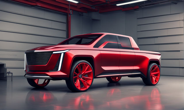 Create a fully realistic image of the new red colour 2025 Ca... by ...