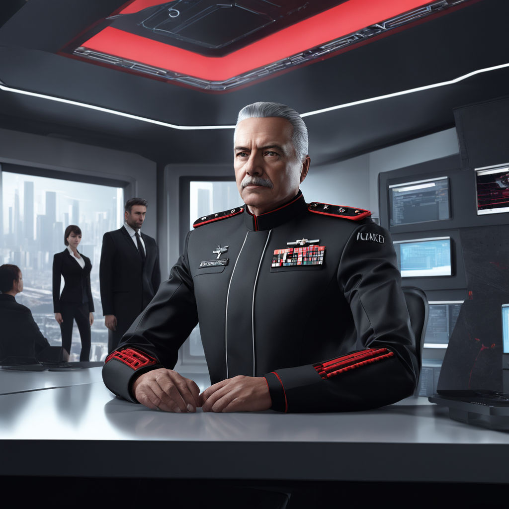 Create a realistic looking high detailed male human General.... by ...