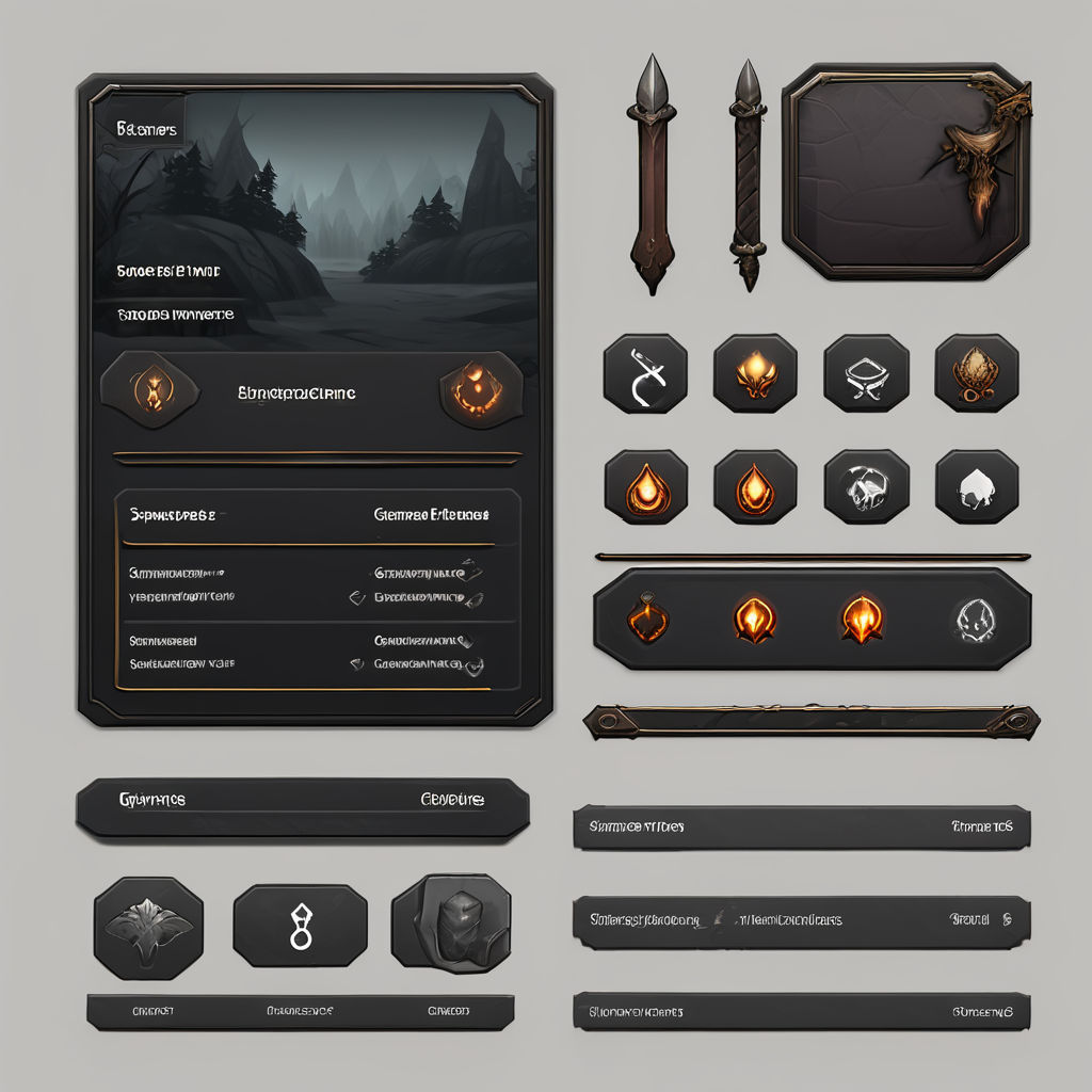 Simple Rpg Game Ui Kit By Mazeah321 Mazeah Playground