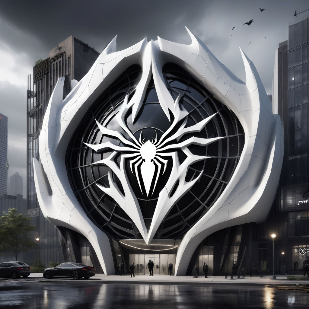 Venom's company headquarters exterior by Ben Alperen - Playground