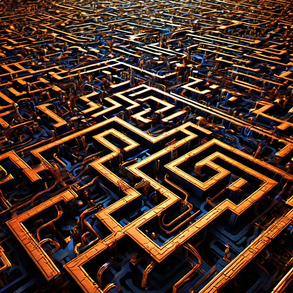 A complex mental maze pattern by 缘 - Playground