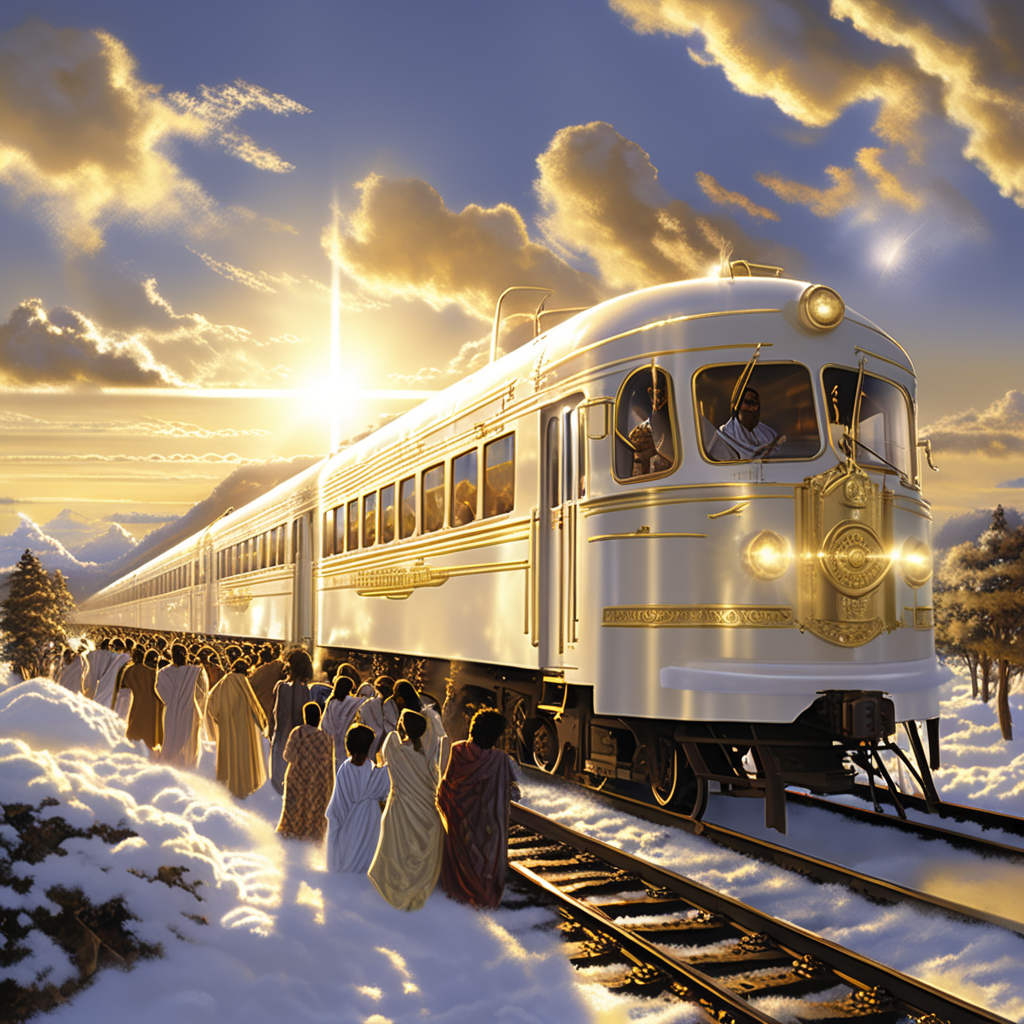 LARGE WHITE TRAIN by Lenora McGlown - Playground