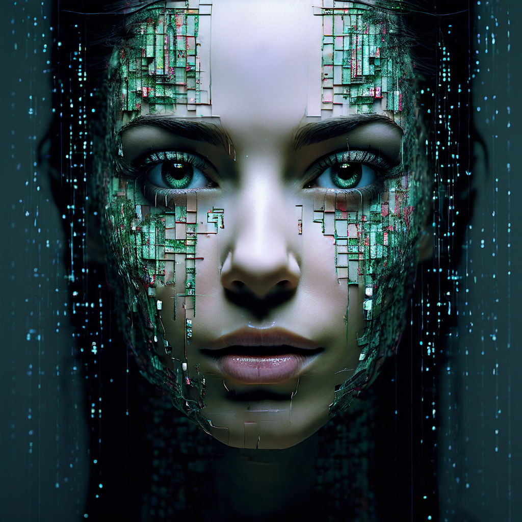 Digital Overflow Matrix Overlpad And Collapsing Pixel Fal By 지호파파 Playground