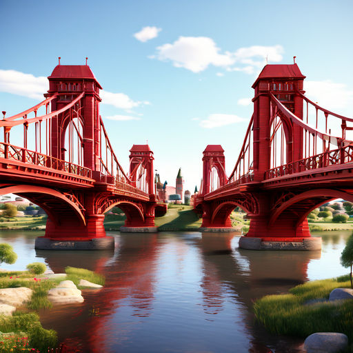 3D model of 3 bridges by Жан Дарк - Playground