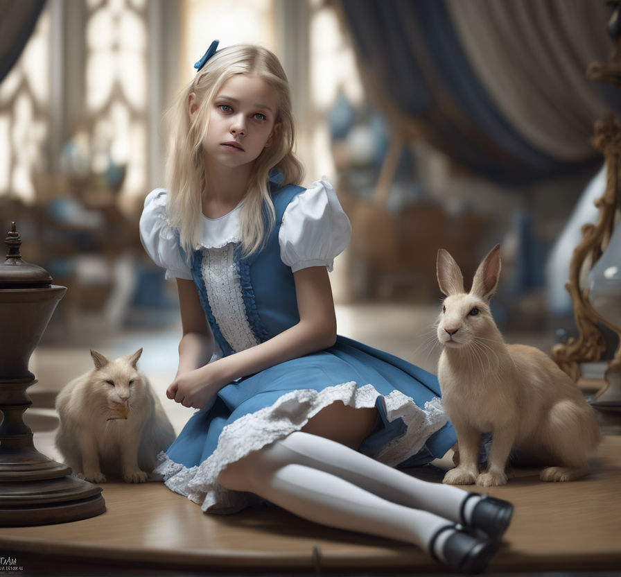 Modern Alice in Modern Wonderland by Mike S - Playground