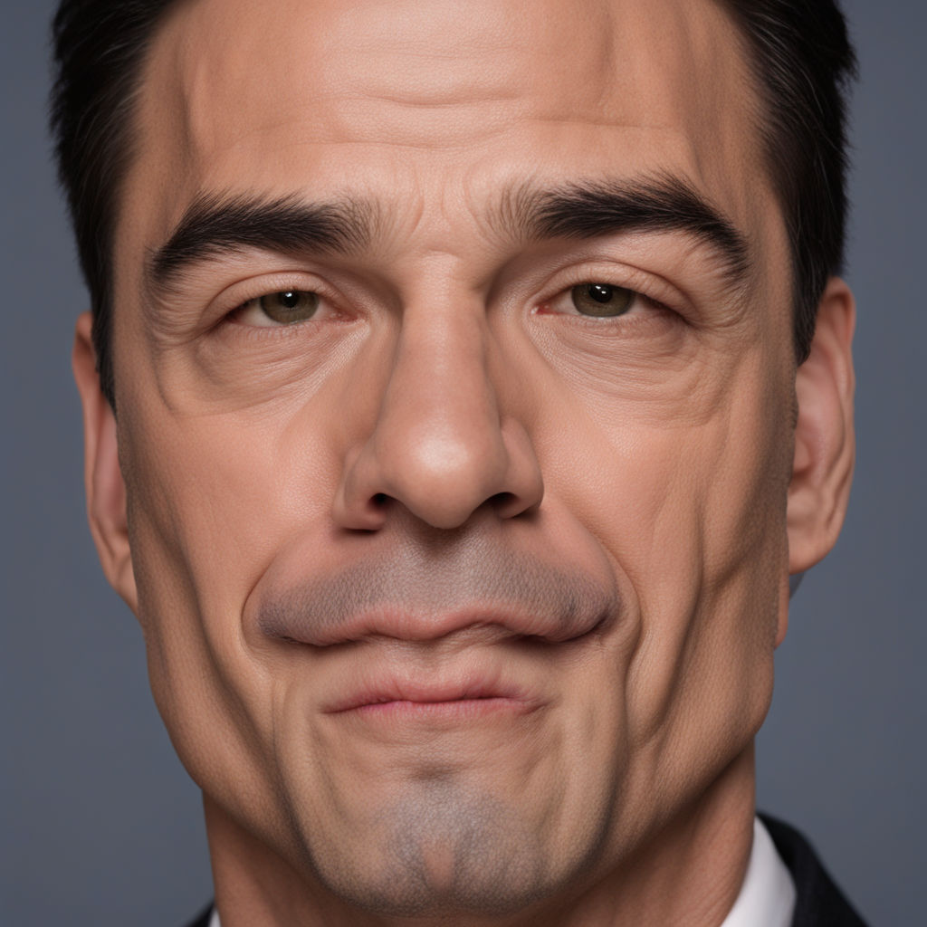 His chin is defined by a sharp chin line by Aybars Esen - Playground