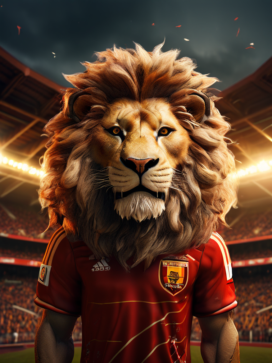 Crea un estadio de futbol de un equipo llamado leones que se... by ...