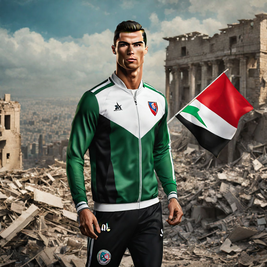 Cristiano Ronaldo carrying the Palestinian flag by It's The Way Of Life ...