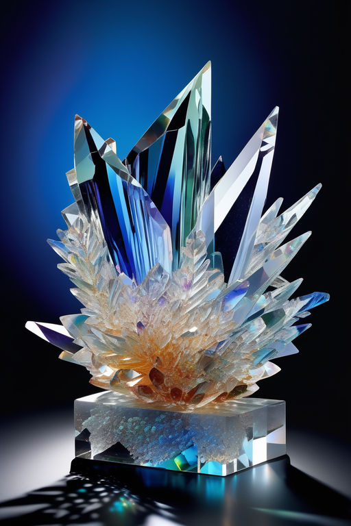 Crystal sculpture by Maya AI - Playground