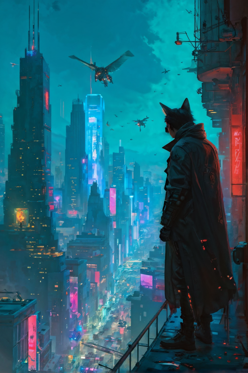 Cyberpunk San Francisco by Brandy Versoulen - Playground