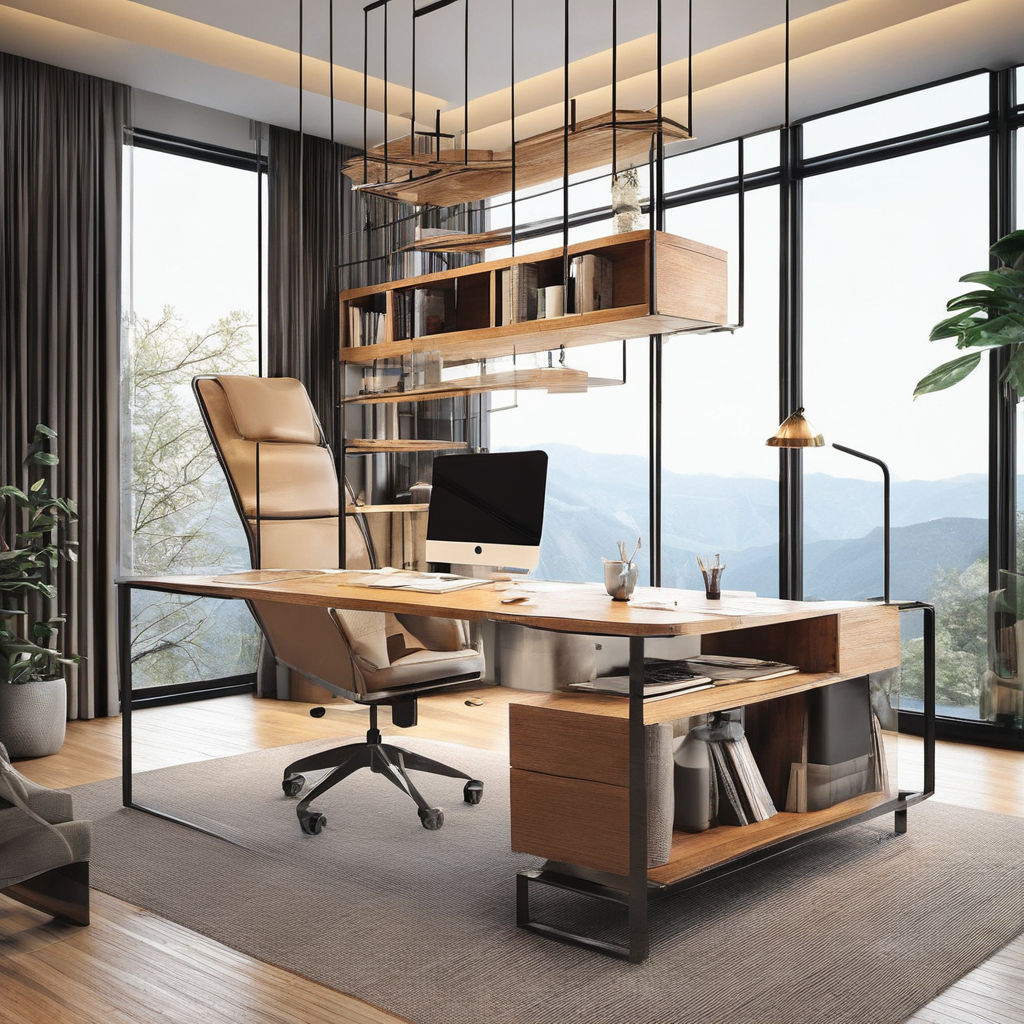 A modern computer desk by Samir Novruzov - Playground