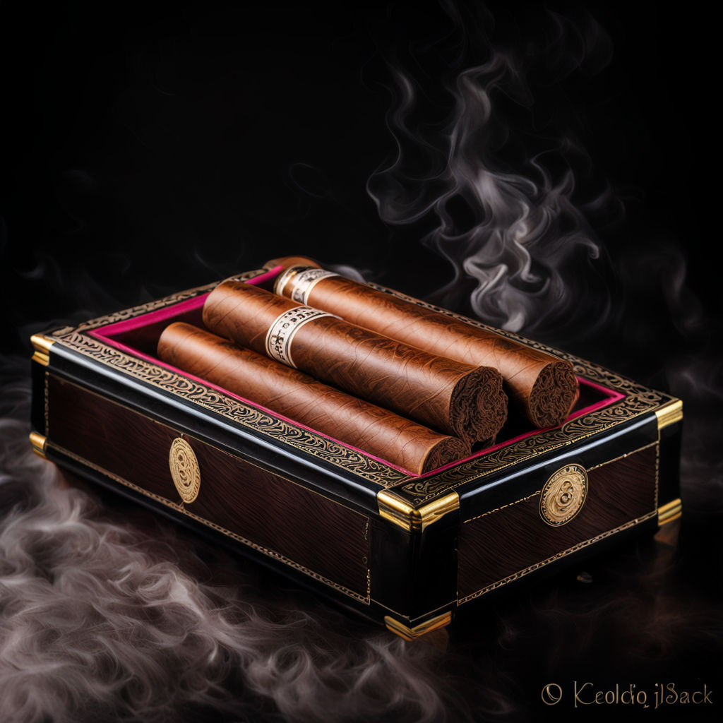 Luxury cigars in a cigar case by Héctor Guzmán - Playground