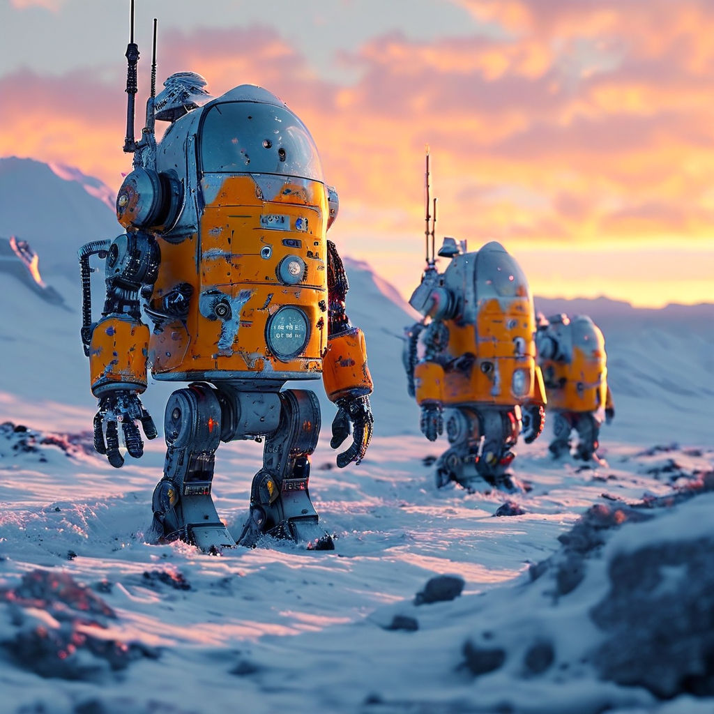 A surrealistic unreal engine render of hyper-realistic 3d ro... by Jean ...