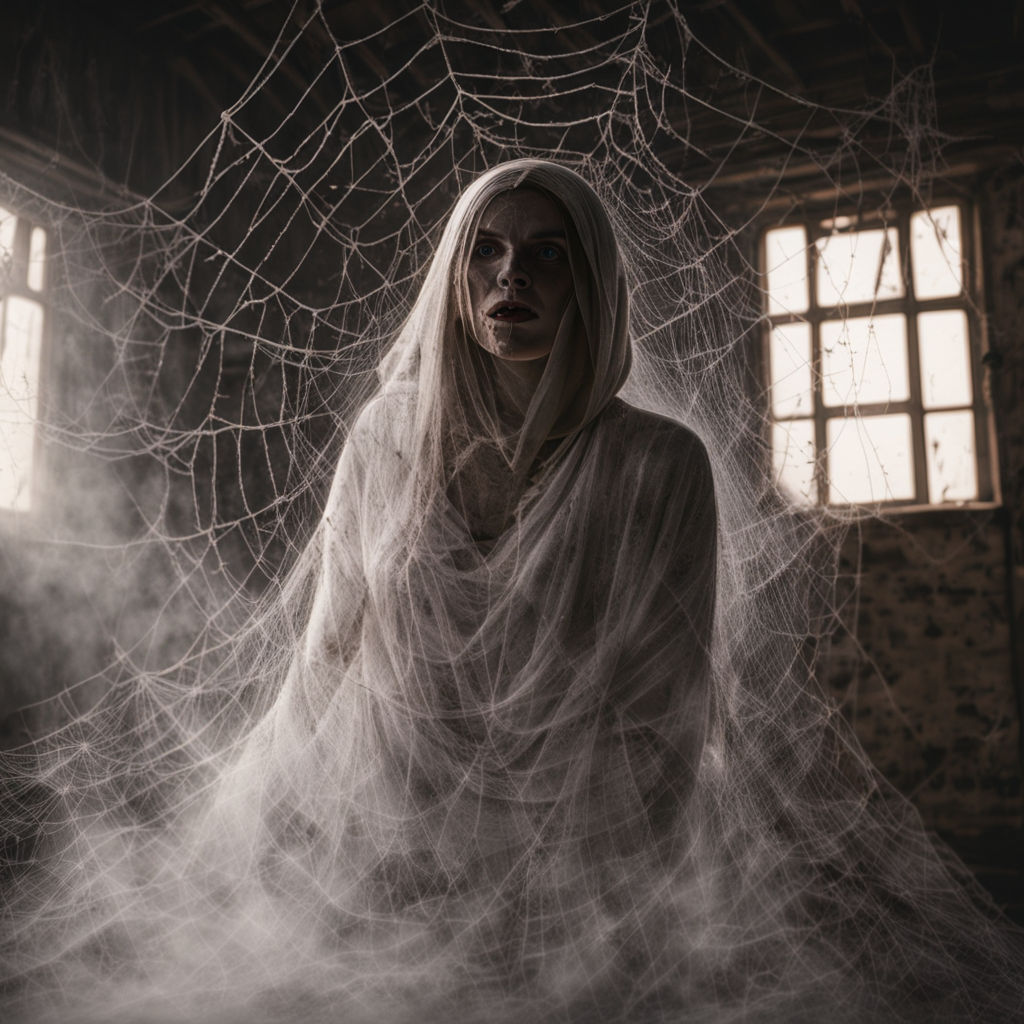 Female dressed in spider webs by Иванна - Playground