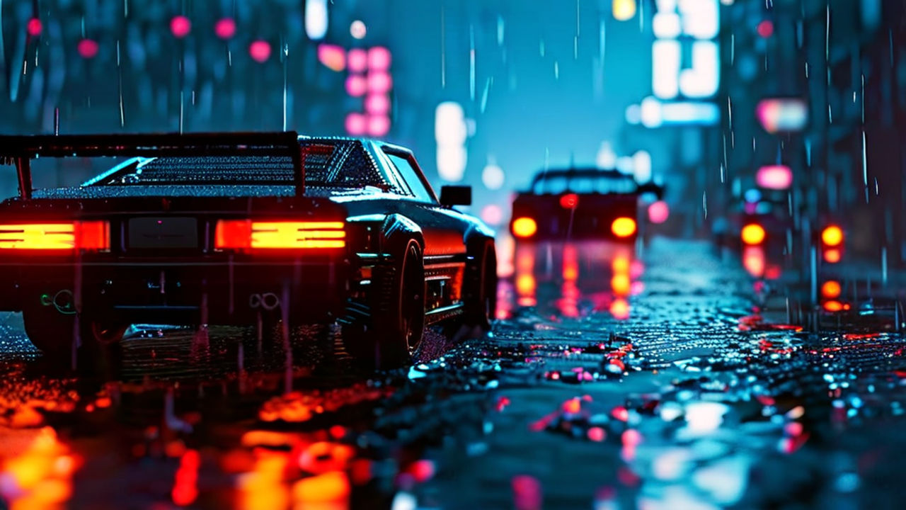Pixel art animation of cars in motion in the distance by Juliano Prado ...