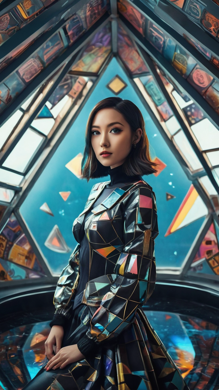 Whimsical character in the style of Lexx meets Mona Lisa mer... by Alex Dev - Playground