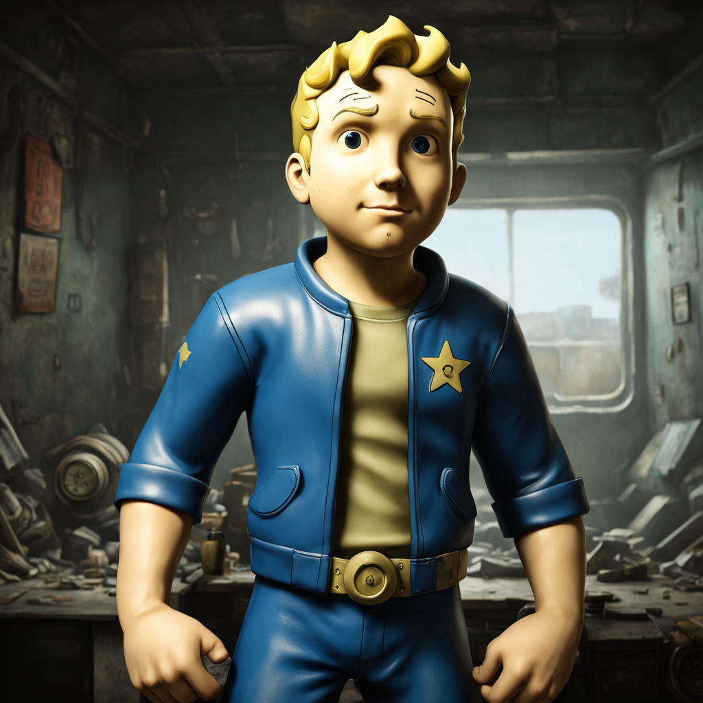 Fallout vault boy by Rda one - Playground