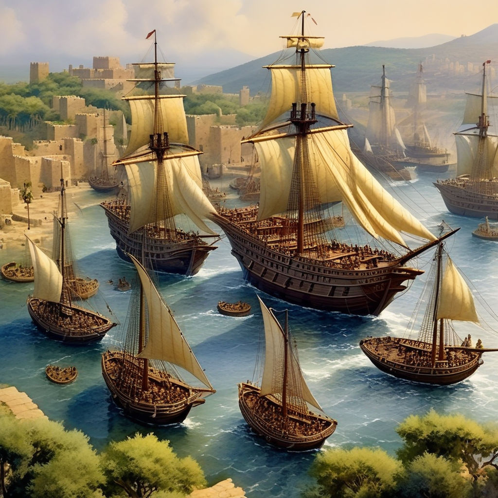 Fleet of small carthagian SHips HAsdrubal Barca General Cart... by ...