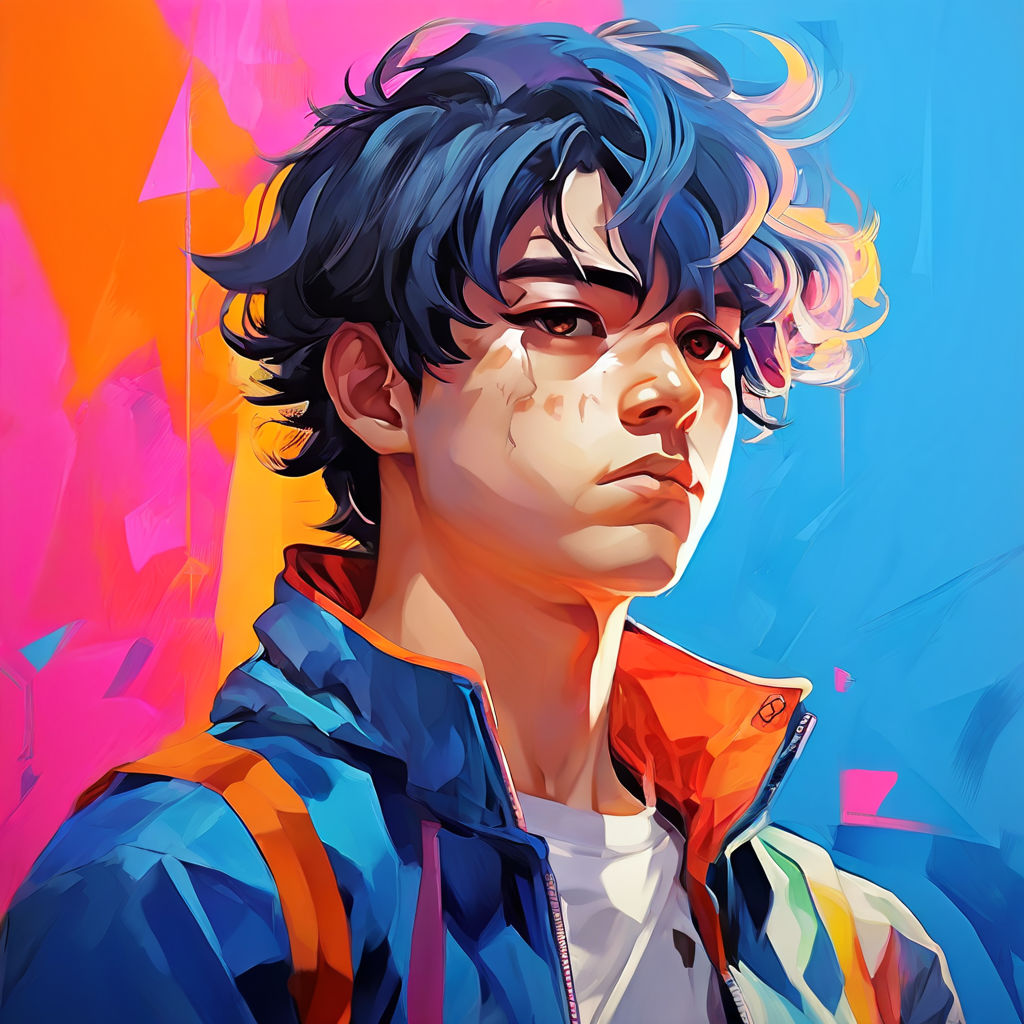 Detailed anime-style painting of character named Cardo by john wendell ...