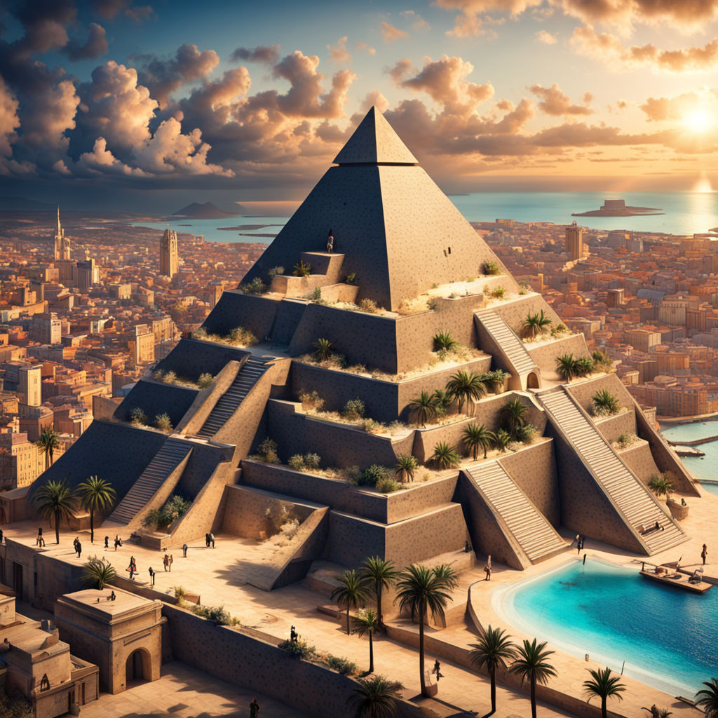 Imagine a grand and majestic city by godzilla - Playground