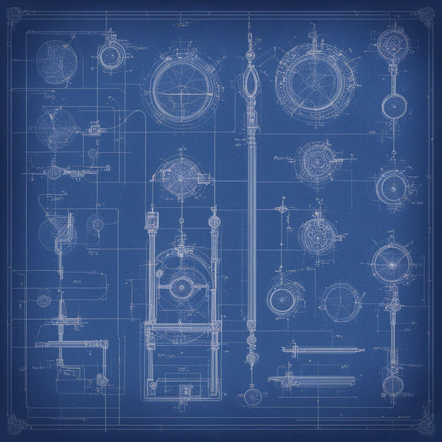 Blueprint for magical device by Retrac 81 - Playground
