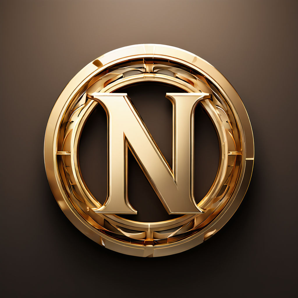 A stunning 3D render of a sleek and sophisticated logo featu... by N2JJC Creations - Playground