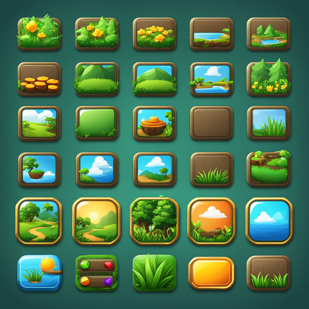 Game gui menu assets sprites widgets buttons quit resume nat... by ...