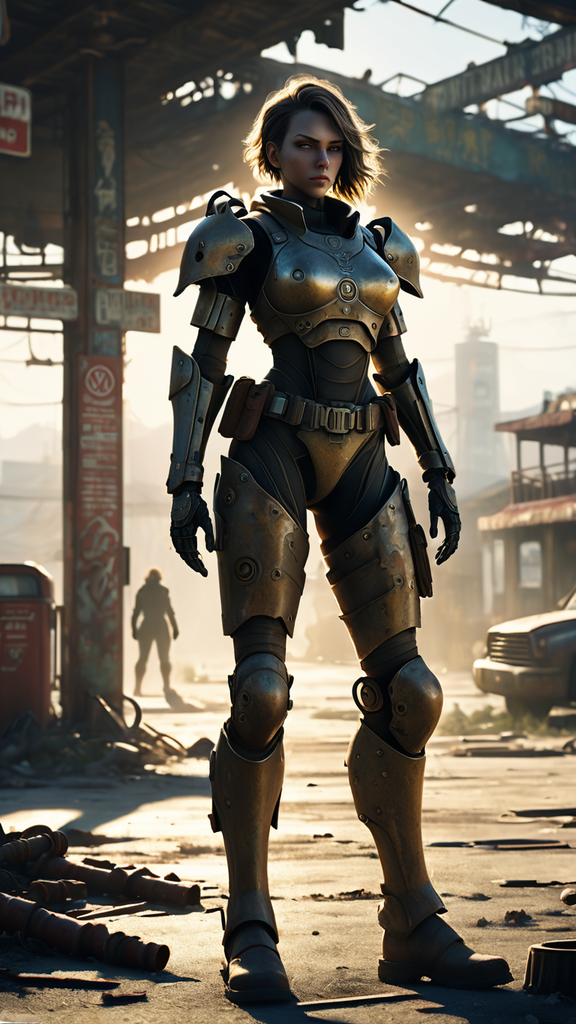 Fallout series female character by The Captain - Playground