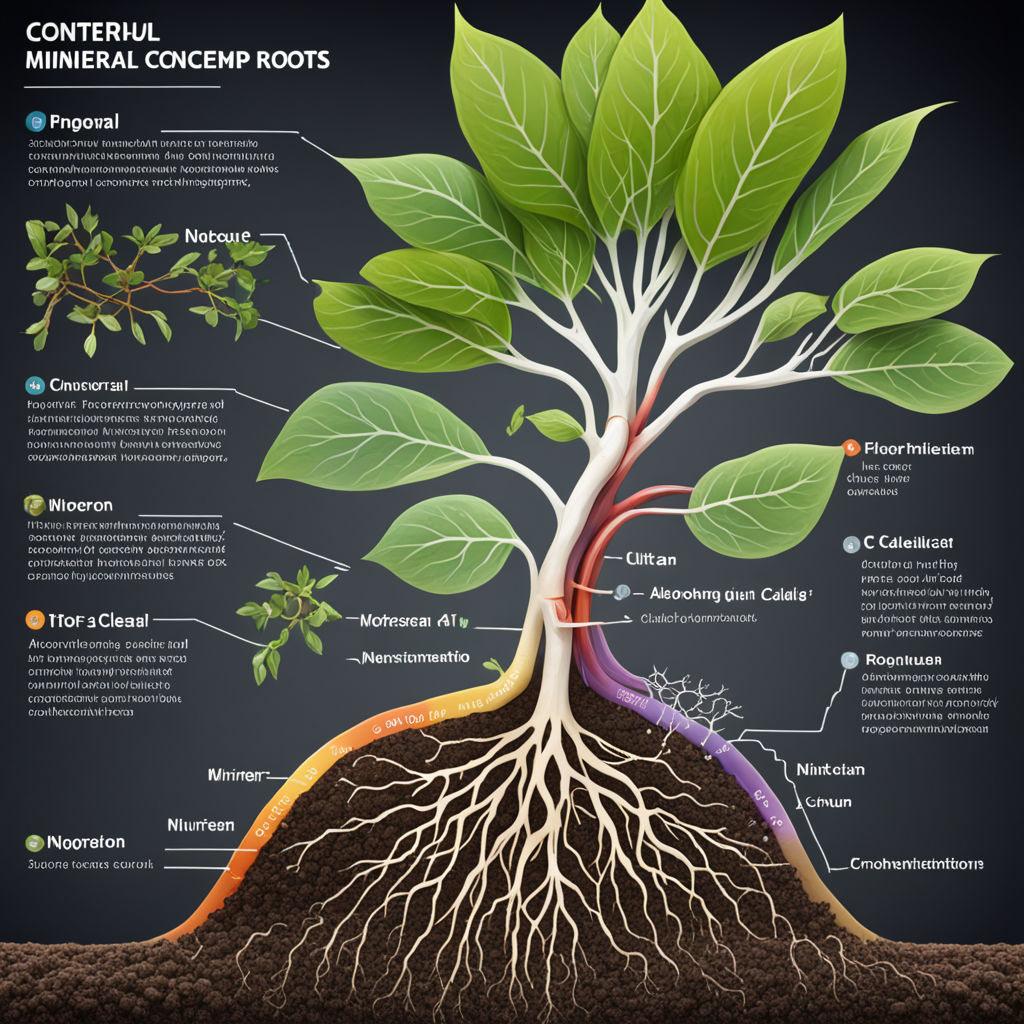 Diagram of a plant illustrating the various concentrations o... by Harshad Gohil - Playground