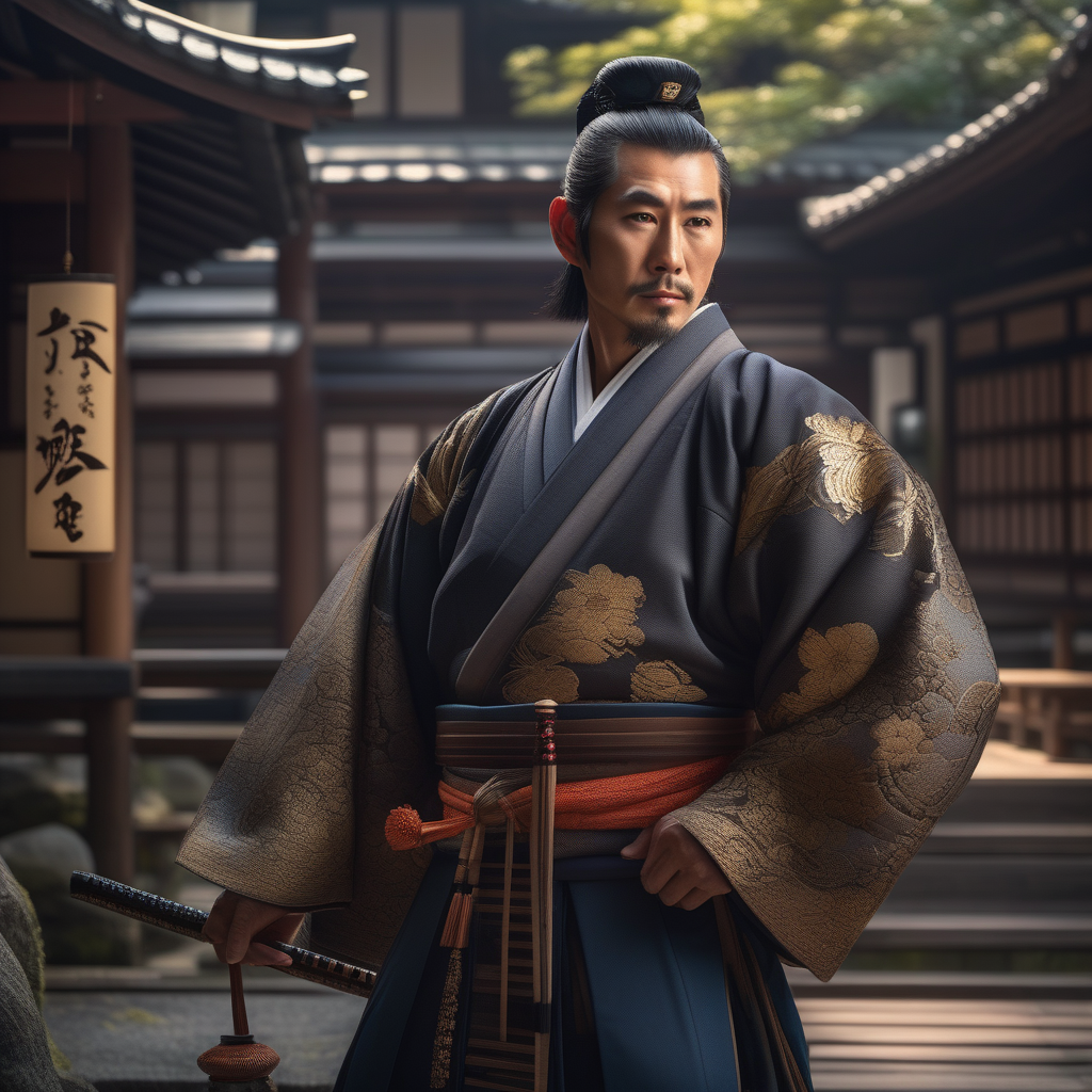 Japanese male innkeeper by Scott Edwards - Playground