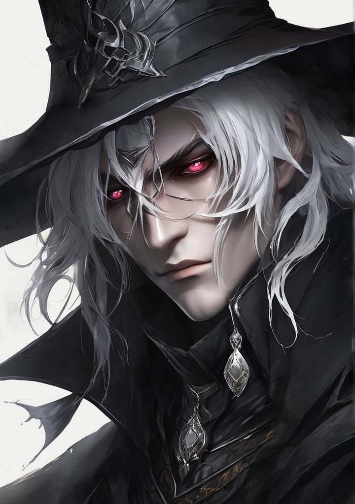 A dark and mysterious figure emerges from the shadows. A mal... by Jean ...