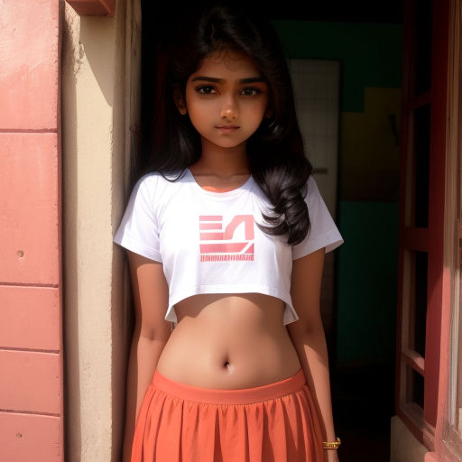 Cute Indian teen girl by Play Ground - Playground