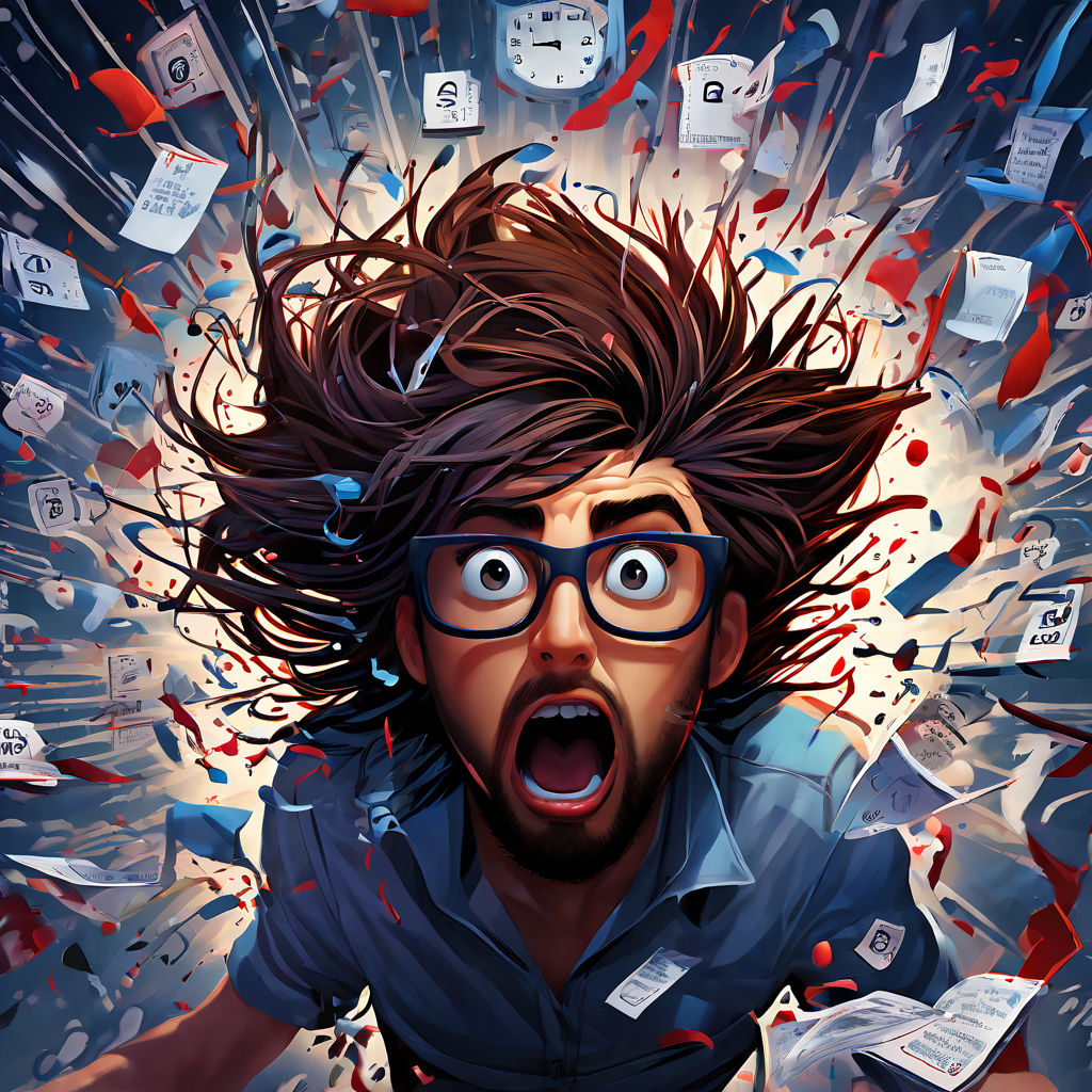 A detailed illustration of an overloaded calendar by sanek73rus333 ...