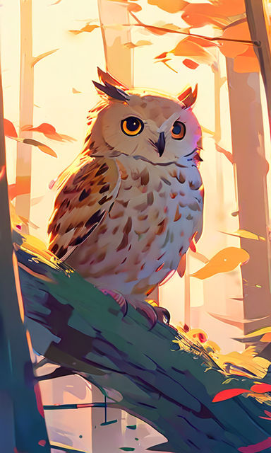 The owl in its environment by ghitescu ghitescu - Playground