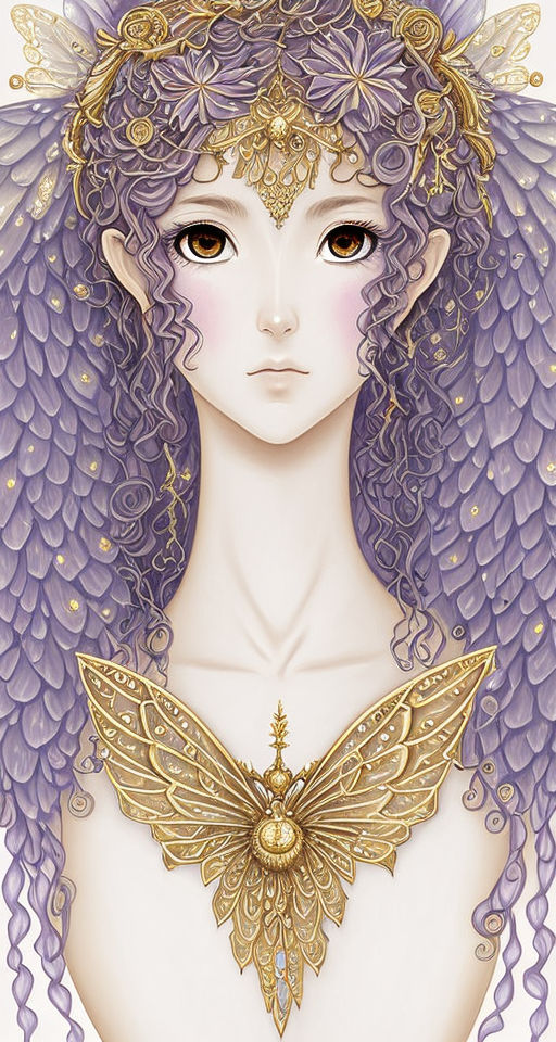 Closeup of a fairy by VirtuallyViolet - Playground