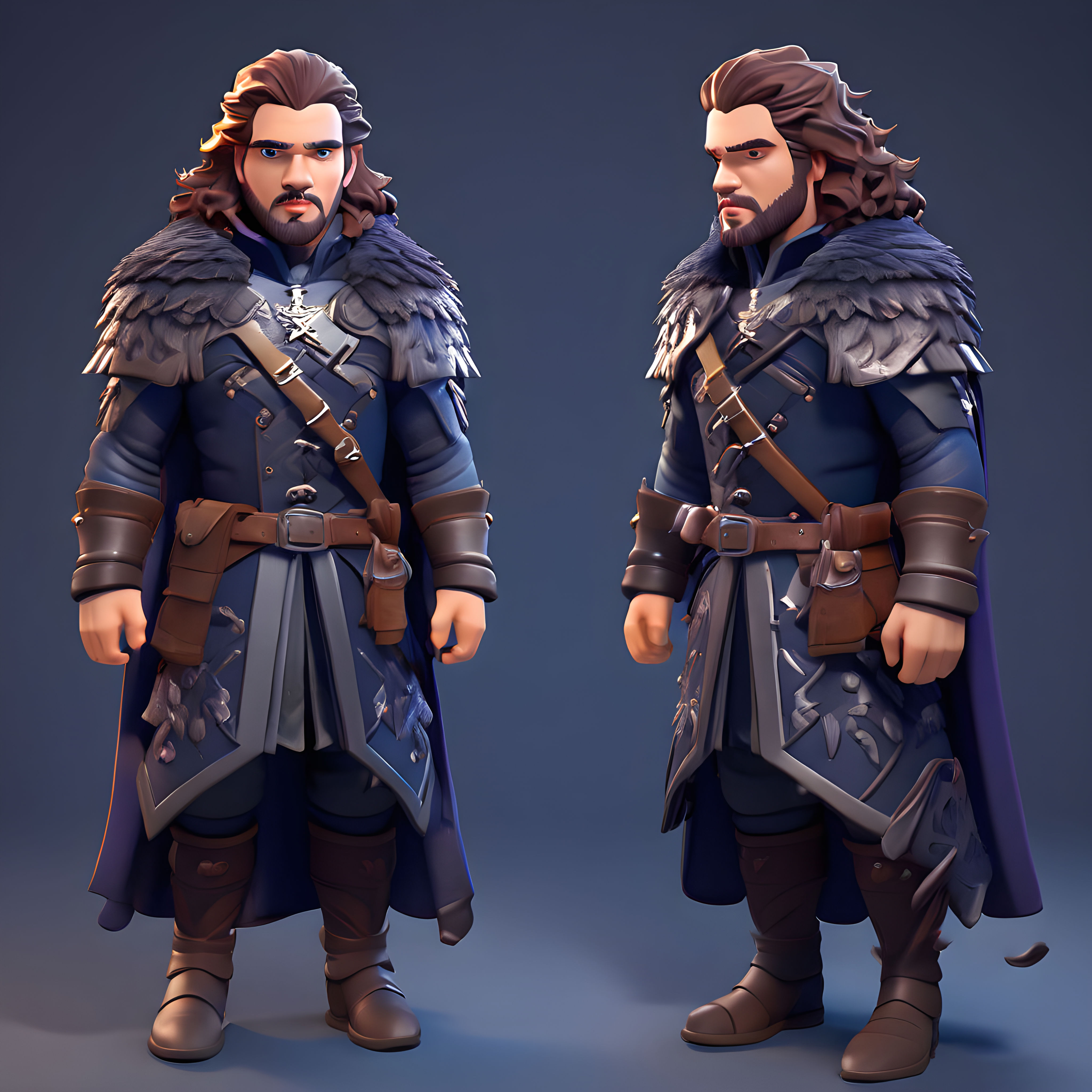 Lord Commander Jon Snow by Aniket Jain - Playground