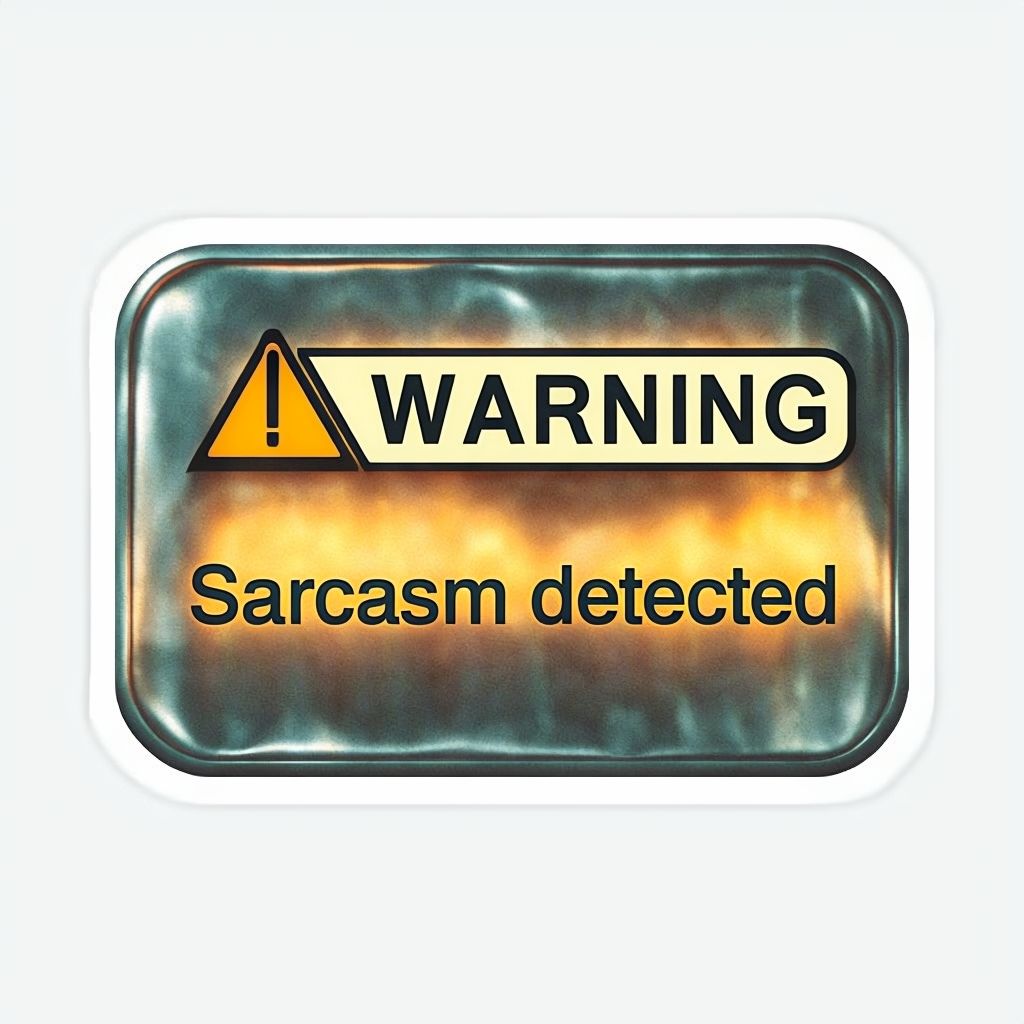 Warning Sarcasm Sign
