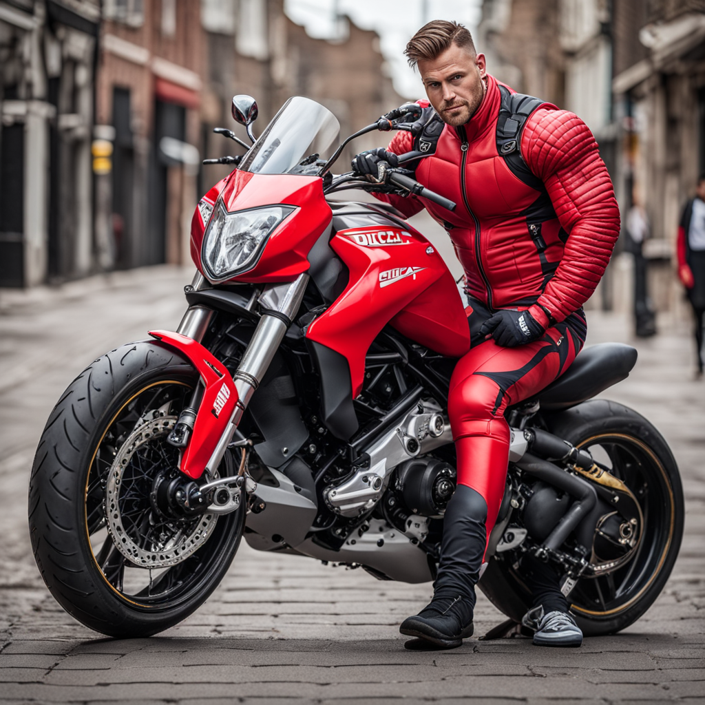 Close-up portrait of a massive and giant muscular good looki... by luuk ...