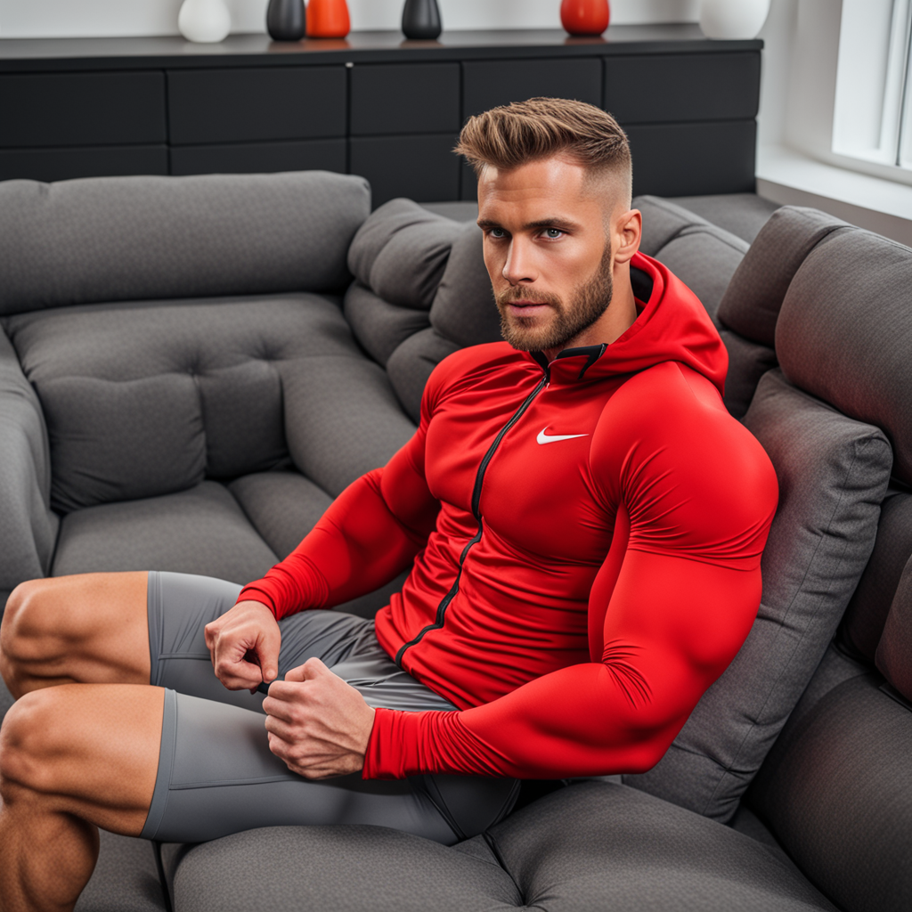 Side angle close-up of a massive and giant muscular good loo... by luuk ...