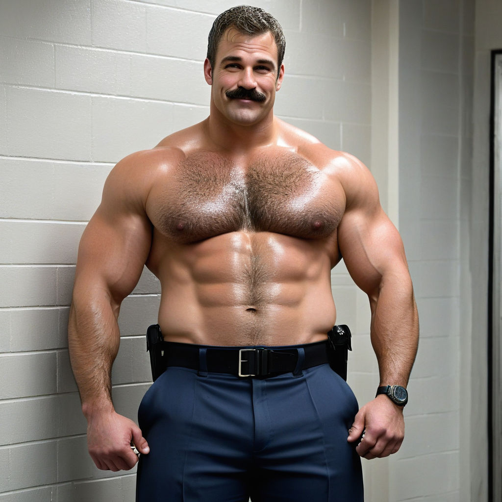 Realistic very big very muscular young white man by Dayanne von ...