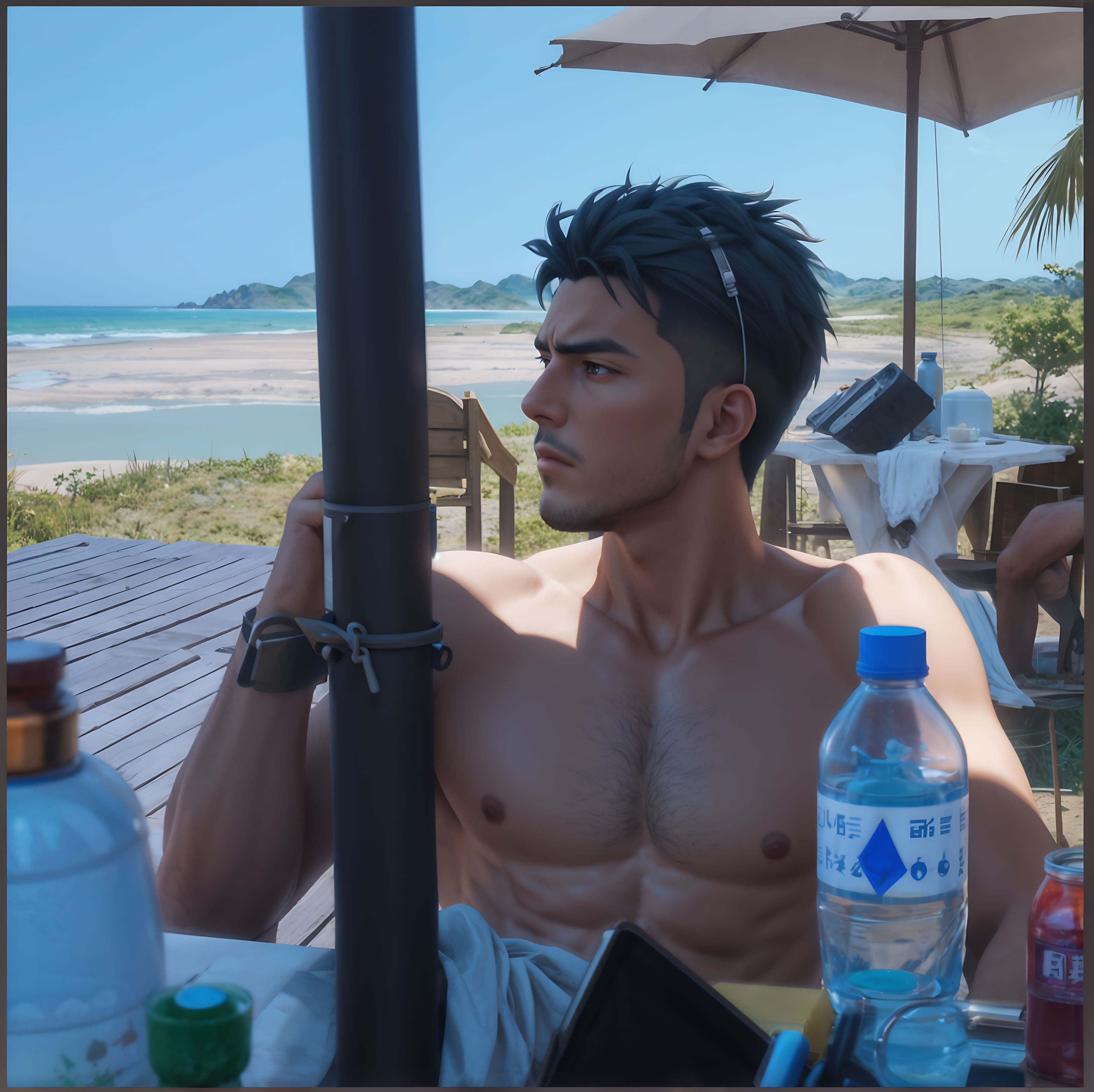 A highly detailed epic cinematic concept art CG render digit... by Ruan ...