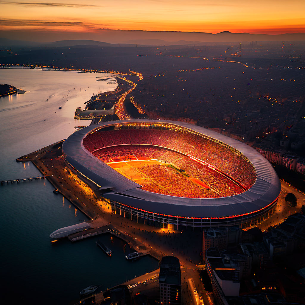 Aerial view showcasing Galatasaray's new stadium in Istanbul by Mertcan ...