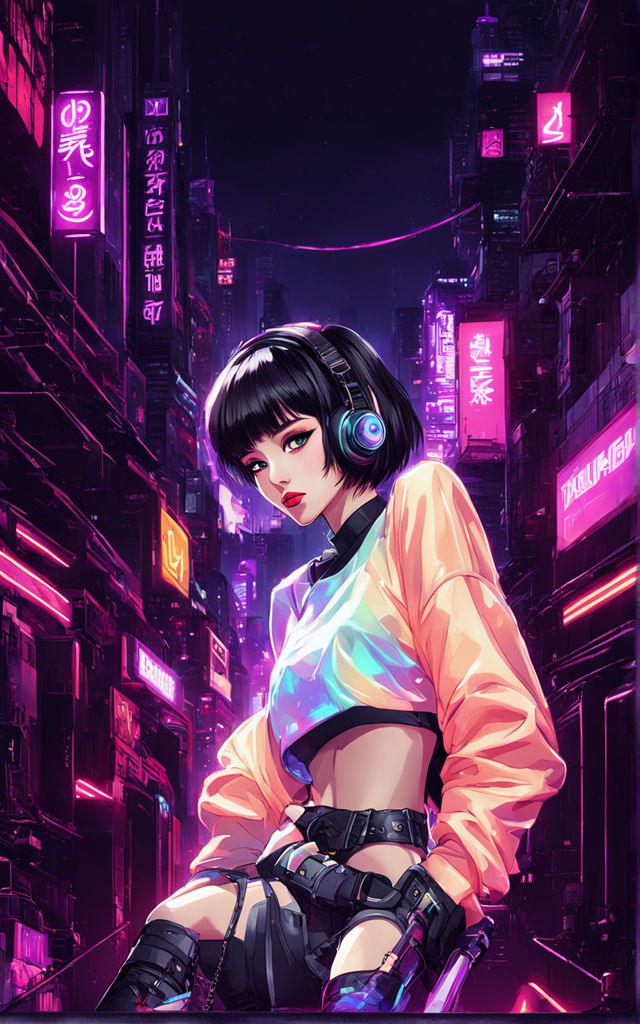 Cartoon character of Lisa from BLACKPINK by Thanapong Phetpho - Playground