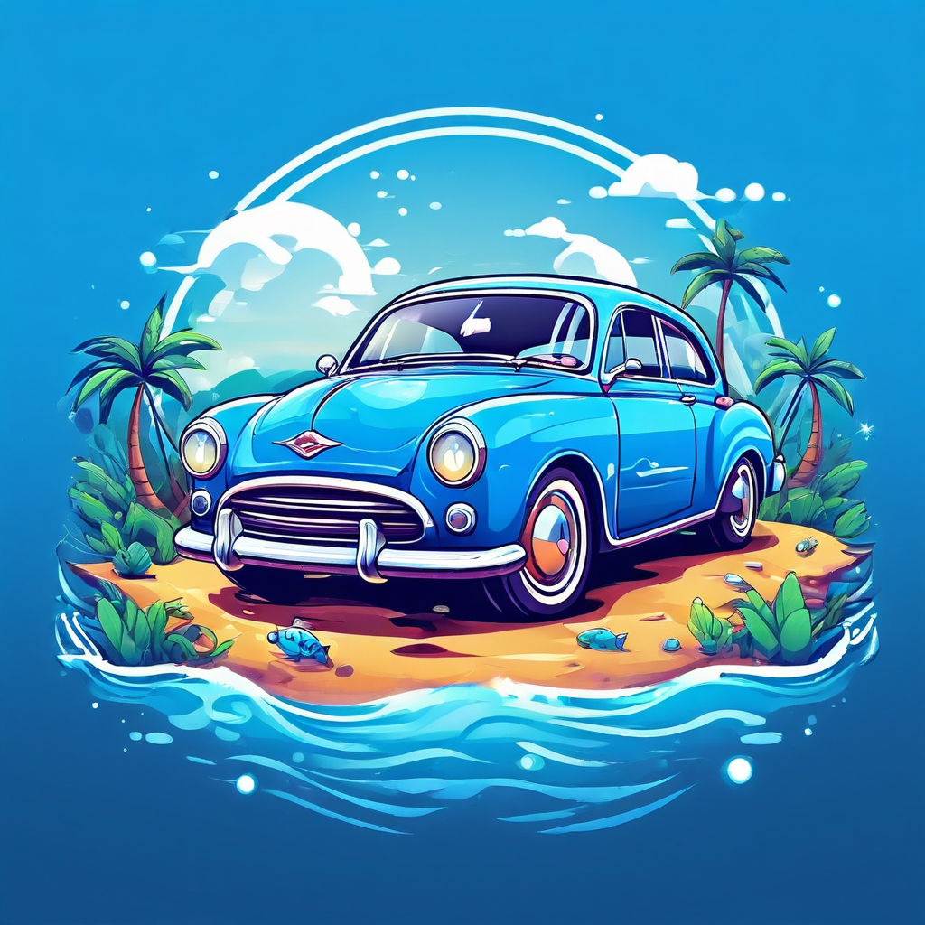 Ocean road car marketing logo by Мореодор Мореодор - Playground