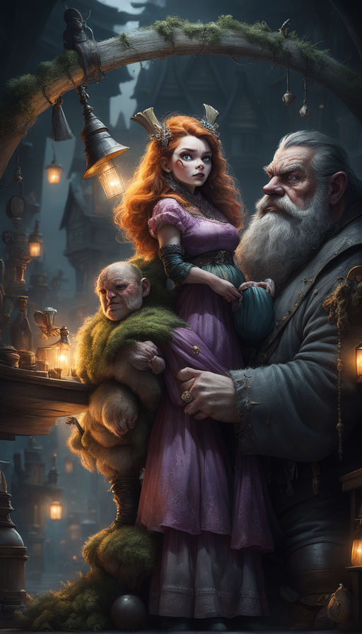 Miss Dwarf and Giant by Shehab - Playground