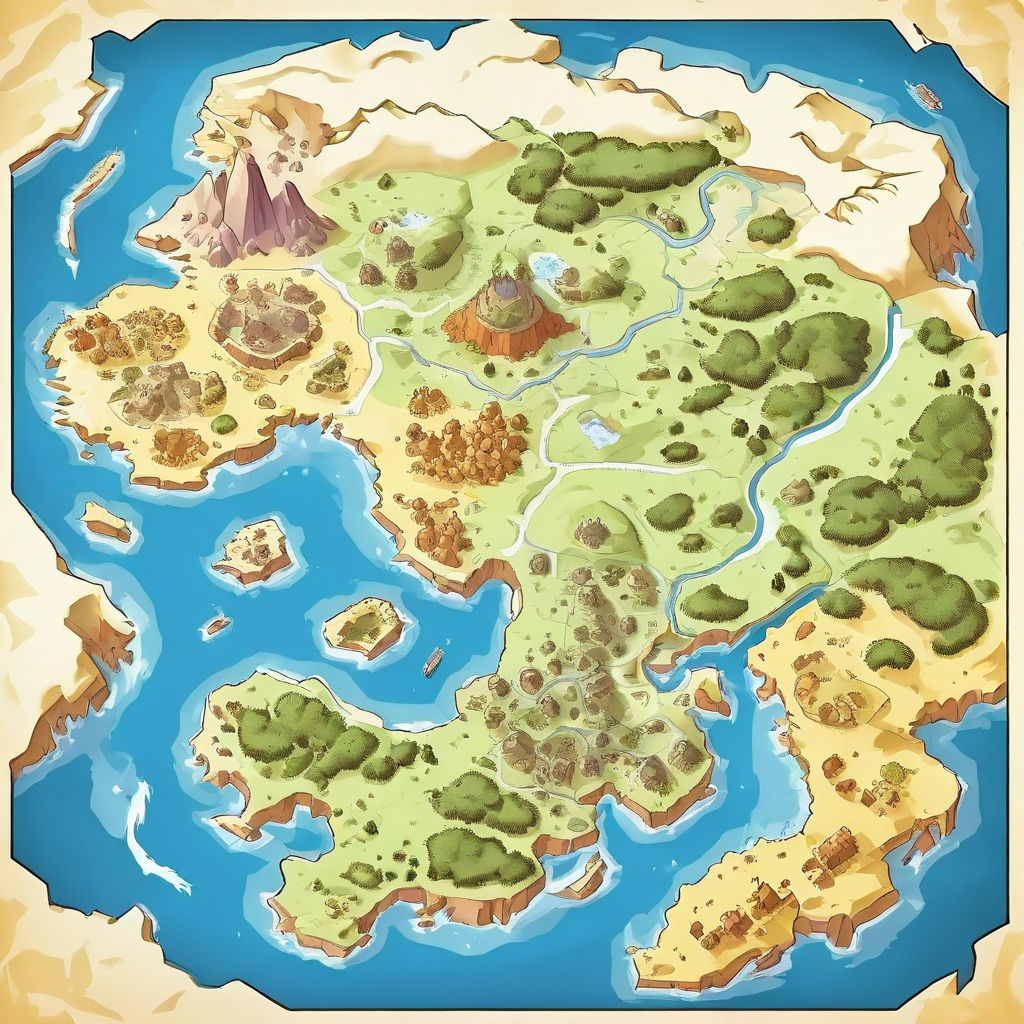 Pokemon game inspired map design by Lo_Yinbi - Playground