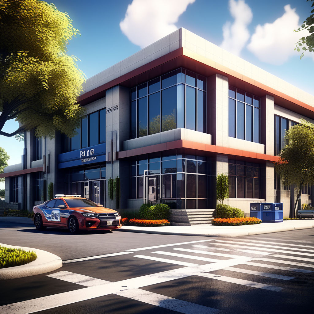 Police Department building by Luís Eduardo G. Costa - Playground