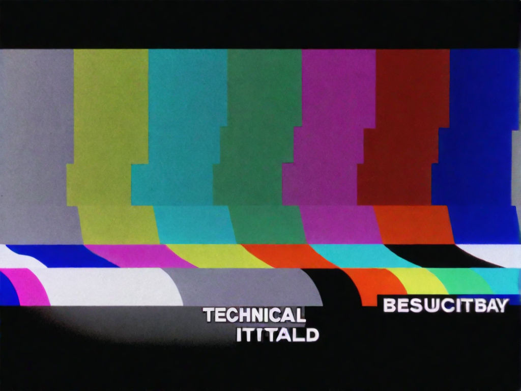 A retro television screen displaying a "Technical Difficulti... by ...
