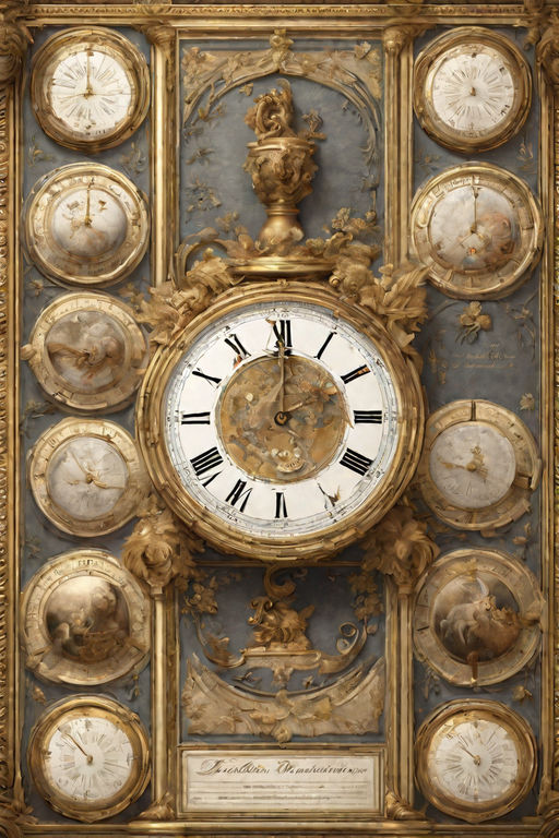 An illustration showcasing the French Republican Calendar by A Ferah ...