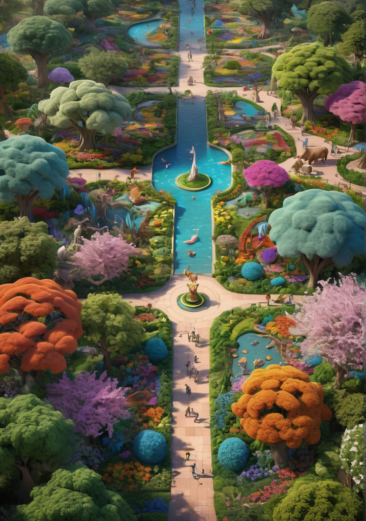 "A 3D animated rendering by Nena Dlemondes - Playground